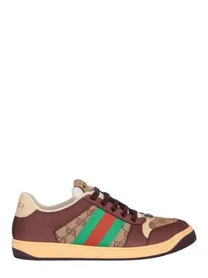 Gucci GUCCI GG Web Strip Sneakers Multicolour