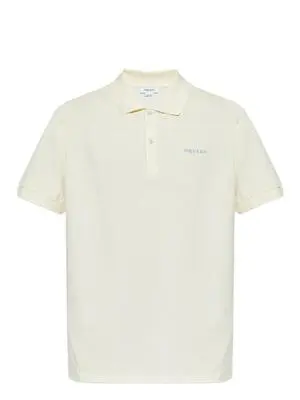 Alexander McQueen Logo Embroidered Polo For - Gesso