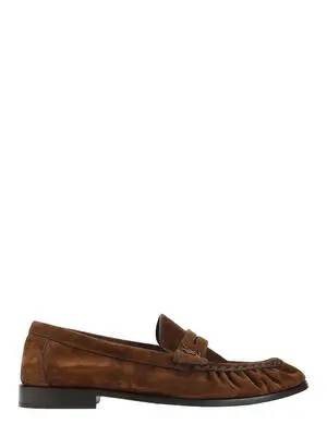 Saint Laurent Le Loafer 15 Suede Moccasins - Brown