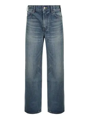 Celine Jolene Jeans In Cotton - Denim