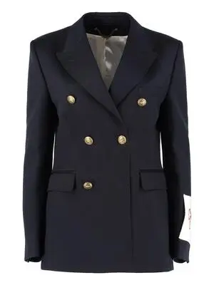 GOLDEN GOOSE GOLDEN GOOSE Diva Double-Breasted Blazer With Peak Lapels