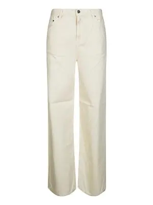 GOLDEN GOOSE Wide-leg Denim Trousers - Giallo