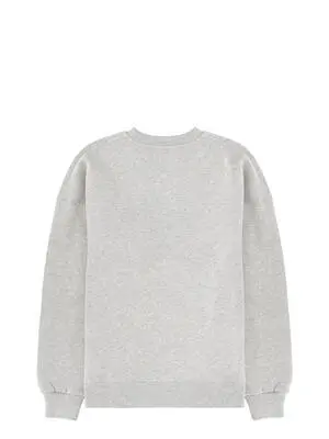 ROTATE BY BIRGER CHRISTENSEN Organic Cotton Crewneck Sweatshirt - Grey