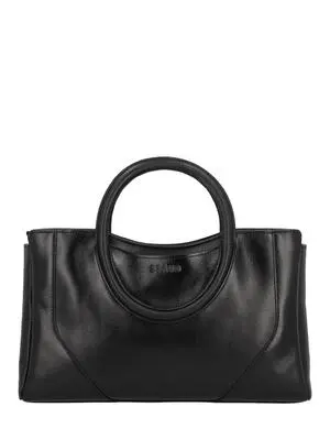 STAUD STAUD Leather Top Handle Tote Bag