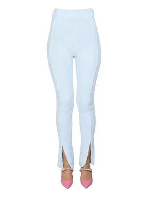 ROTATE BY BIRGER CHRISTENSEN High-waisted Leggings With Elastic Waistband - Azure