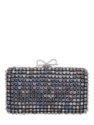 SELF-PORTRAIT Embellished Mini Clutch Bag - Multi Coloured
