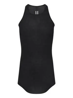Rick Owens Basic Rib Tank Top - Black