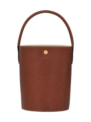 Longchamp Pure S Bucket Bag Leather - Brown