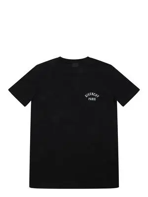 Givenchy Black Cotton Pocket T-shirt - Nero
