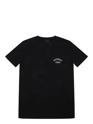 Givenchy GIVENCHY Black Cotton Pocket T-Shirt Nero