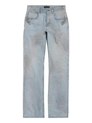 Balenciaga Straight Leg Jeans - Denim