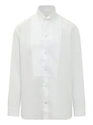 TOM FORD Chic Fit Shirt With Elegant Neckline - White