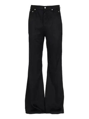 Rick Owens Bolan Bootcut Trousers In Cotton Blend - Black