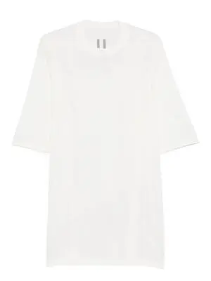 Rick Owens Short Sleeve Classic Cotton T-shirt Size - White