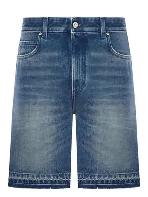 Loewe Tailored Denim Shorts - Mediumblue