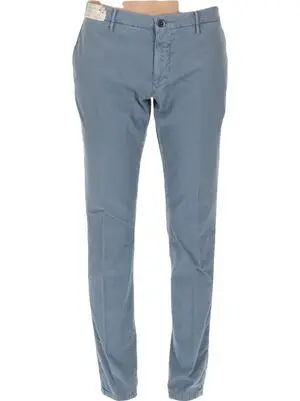 Incotex Tailored Comfort Trousers With Logo Detail - Grey