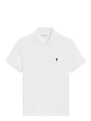AMI Paris Trusted Mini Polo Shirt - Blanc