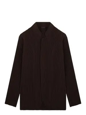 ISSEY MIYAKE HOMME PLISSE' ISSEY MIYAKE Pleated Stand Collar Lightweight Jacket