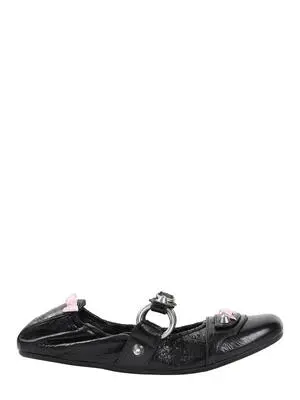 Balenciaga City Mary Jane Flats - Black