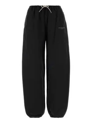 Alexander Wang Wide-leg Drawstring Pants - Black