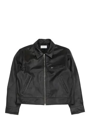 BERNER KUHL Lightweight Leather Zip-up Jacket - 009