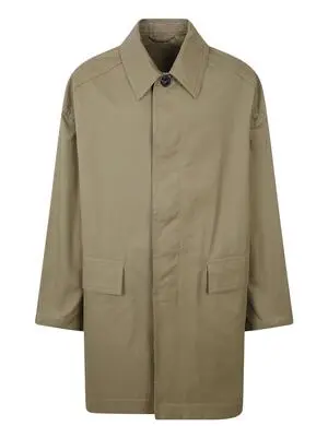 Dries Van Noten Khaki Cotton Blend Jacket - Cam
