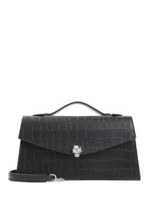 Alexander McQueen Mini Skull Top Handle Bag - Black