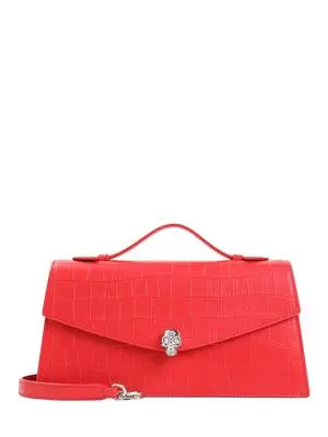 Alexander McQueen Skull Mini Top Handle Bag - Red