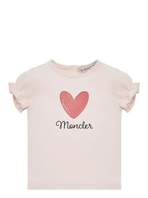 Moncler Kids Mini Heart Logo T-shirt - Multicolour