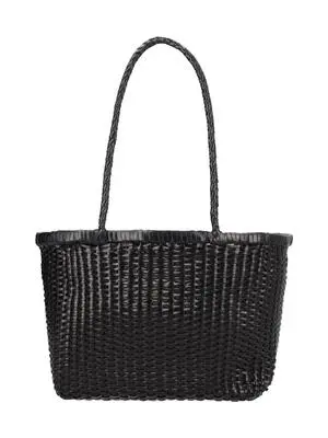 Dragon Diffusion DRAGON DIFFUSION Woven Leather Tote Bag Black