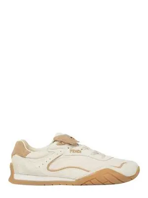 Fendi Wave Pulse Leather Sneakers - Multicolor