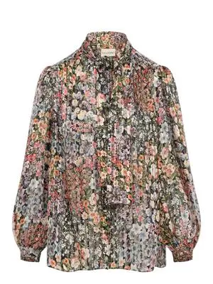 Valentino Garavani Floral Print Silk Shirt - Multicolour