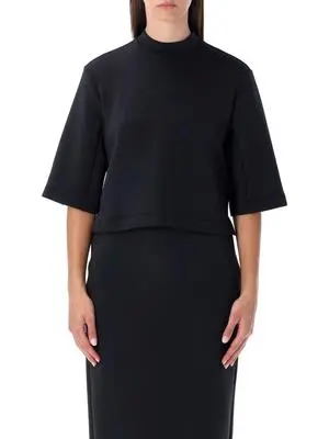 MONCLER X EDWARD ENNINFUL Neoprene T-shirt - Black
