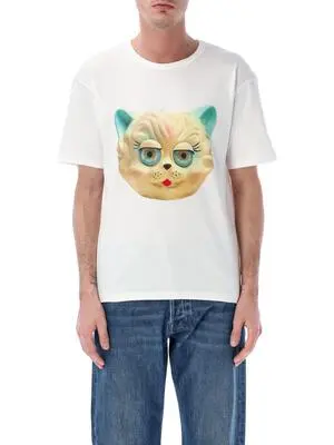 Valentino Garavani Graphic Cotton Crewneck T-shirt - Ivory
