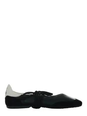 Patrizia Pepe Ballet Flats With Tie Fastening - Nero