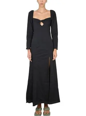 Staud Josephine Mini Dress - Black