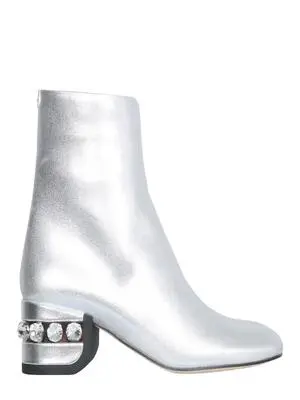 NICHOLAS KIRKWOOD Crystal-embellished Ankle Boots - Silver