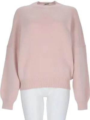 Khaite KHAITE Oversized Cashmere Crewneck Sweater Pink