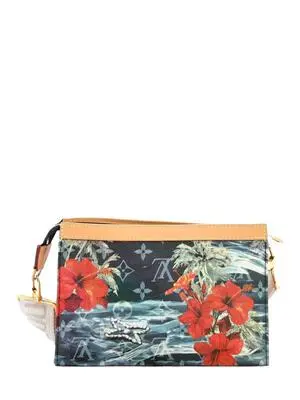 LOUIS VUITTON Gaston Wearable Wallet Limited Edition Monogram Surfin Canvas Crossbody Bag - Multicolour