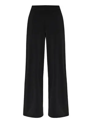 Emporio Armani Wide-leg Trousers - Black