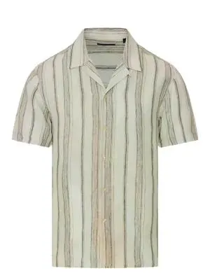 PYA Striped Short-sleeve Shirt - Neutrals