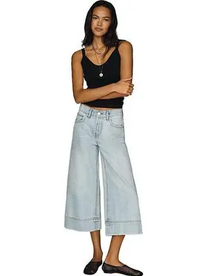 Hudson Jeans Noa Mid-rise Relaxed Culotte Jeans - Mateo