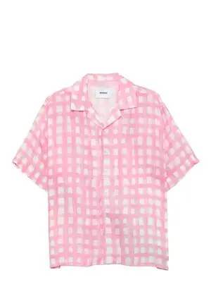BONSAI Check-pattern Bowling Shirt