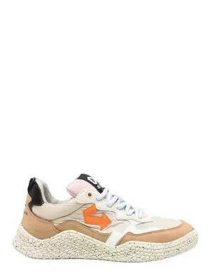 ID.EIGHT Hana Panelled Logo-patch Sneakers - Neutrals