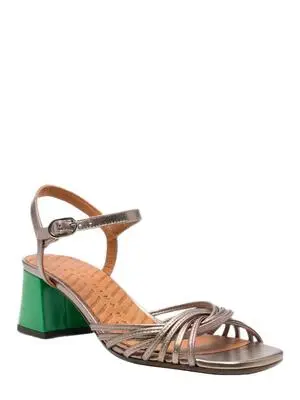 Chie Mihara Leske Strappy Leather Sandals - Brown
