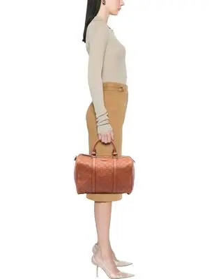 Gucci Medium Boston Bag - Brown