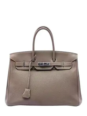 Hermès Birkin 35 Togo Leather Handbag - Brown