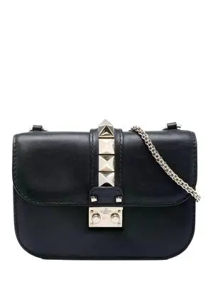 Valentino Garavani Rockstud Glam Lock Crossbody Bag - Black