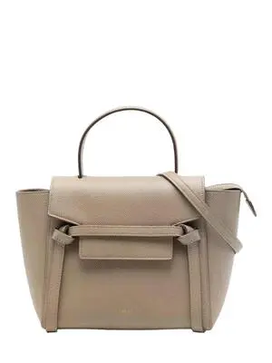 Celine Grained Calfskin Belt Bag Satchel - Brown