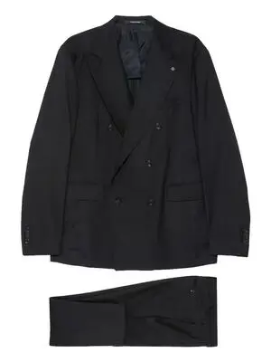Tagliatore Double-breasted Suit - Black